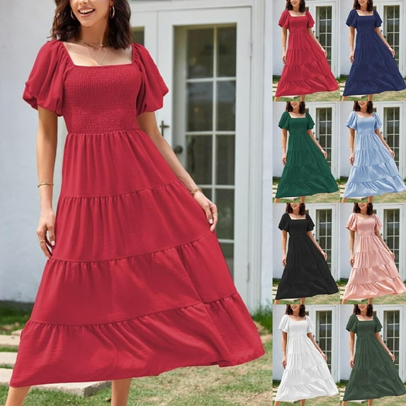 Antinious Summer Beach Dresses for Women,Summer Dresses for Women ...