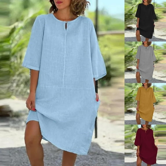 Antinious Summer Beach Dresses for Women,Summer Dresses for Women ...