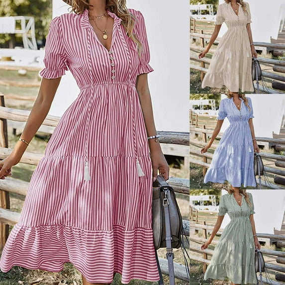 Antinious Summer Dresses for Women,Beach Dresses for Women,Fashion ...