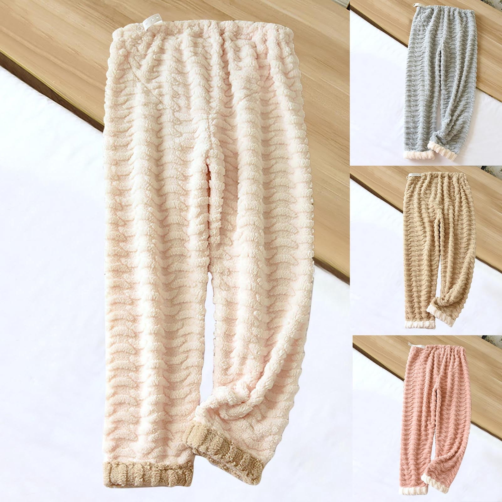 Antinious Women Adjustable Flannel Thick Warm Maternity Support Winter ...