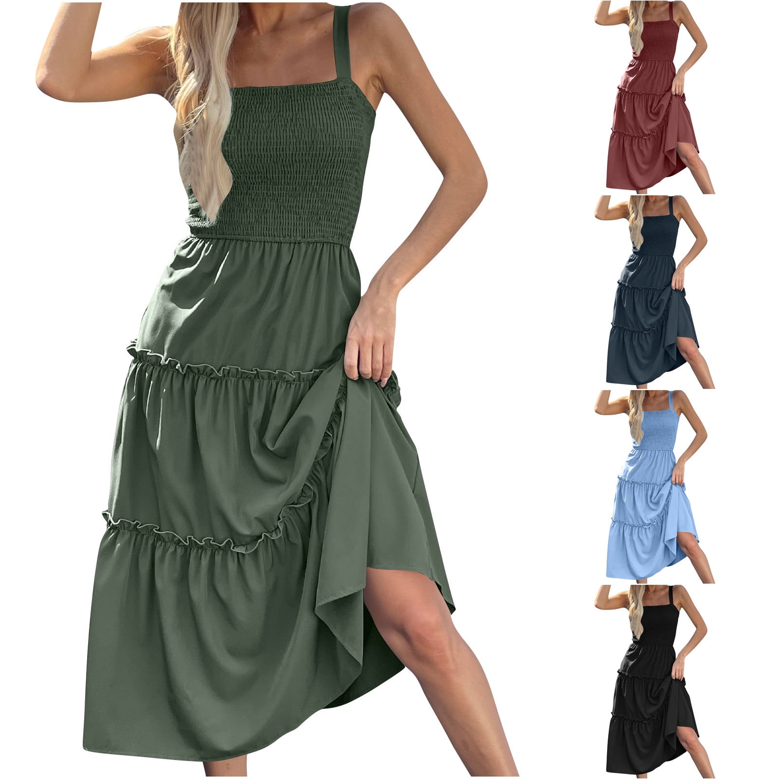 Antinious Women Camis Sleeveless Solid Elegant Slim Casual Stylish ...