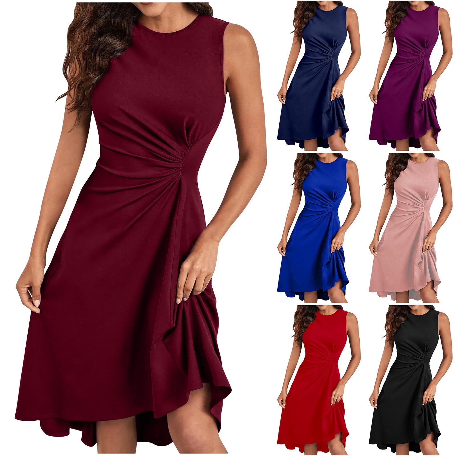 Antinious Womens Dresses for Party,Ladies Casual Beach Dress, Summer ...