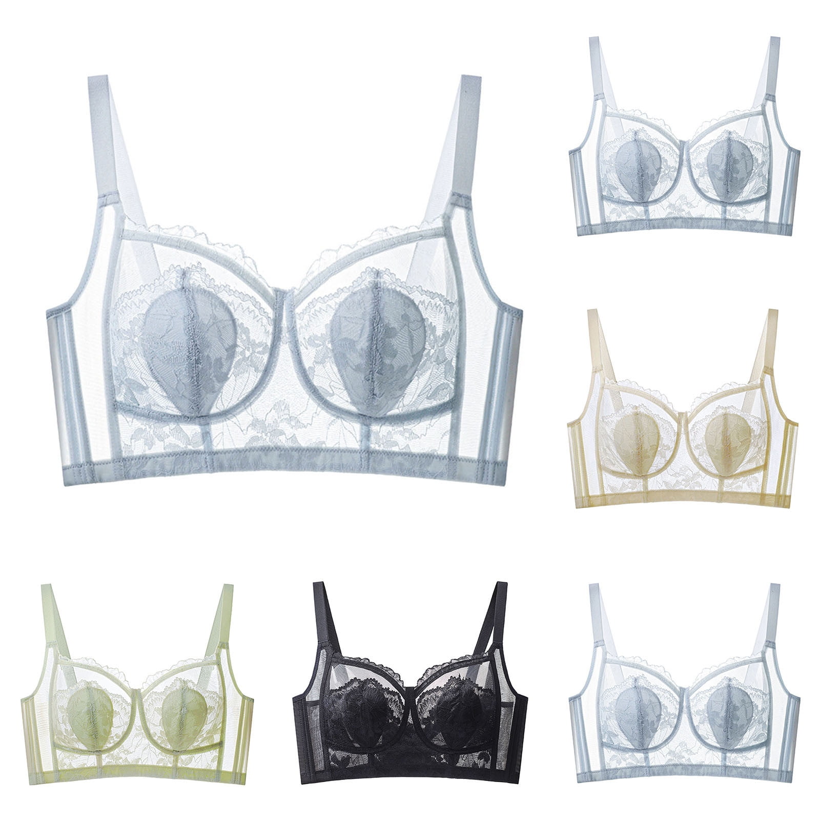 Antinious Womens Wireless Bras,Summer Plus Size Bra for Womens,Women's ...