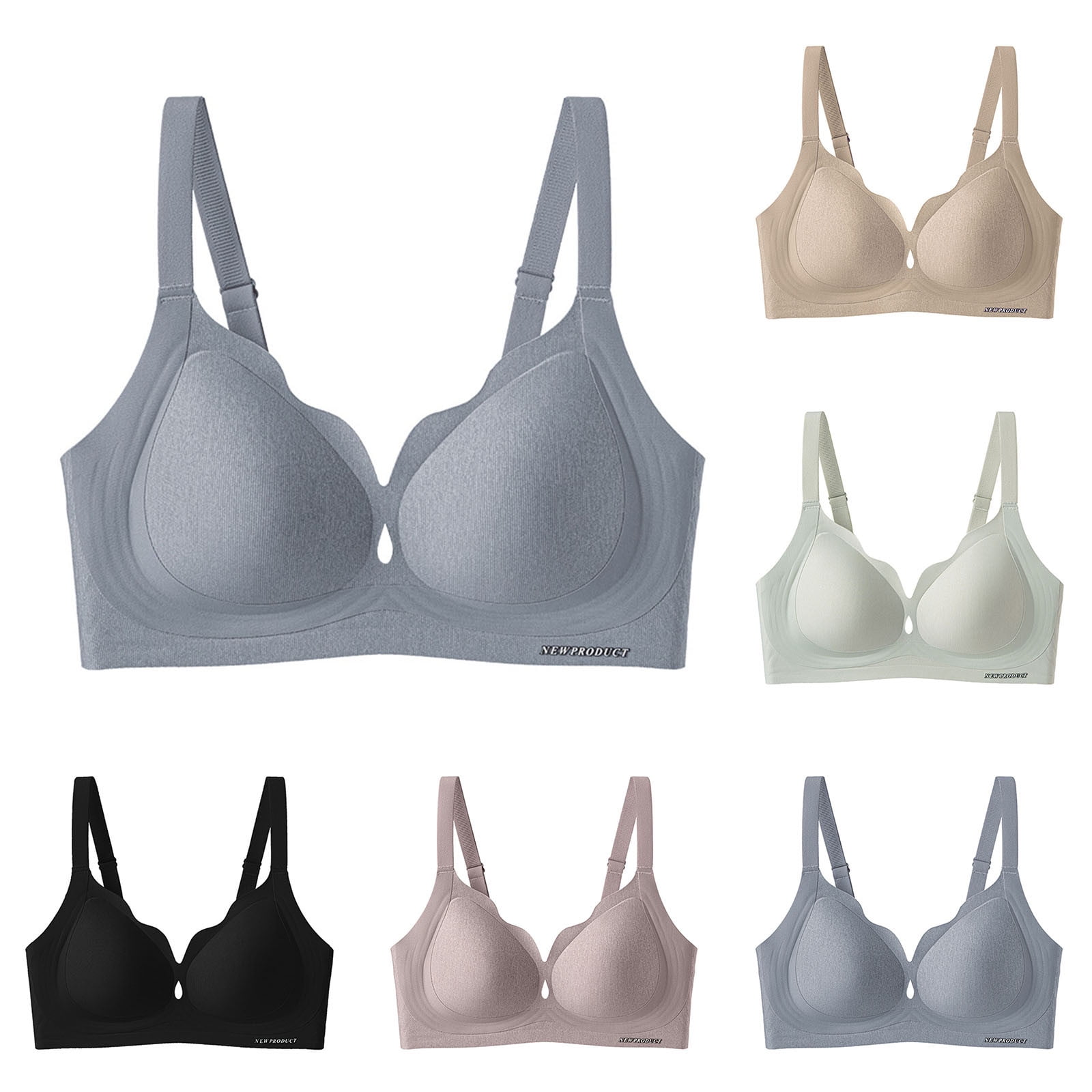 Antinious Womens Wireless Bras,Summer Plus Size Bra for Women,Womens ...