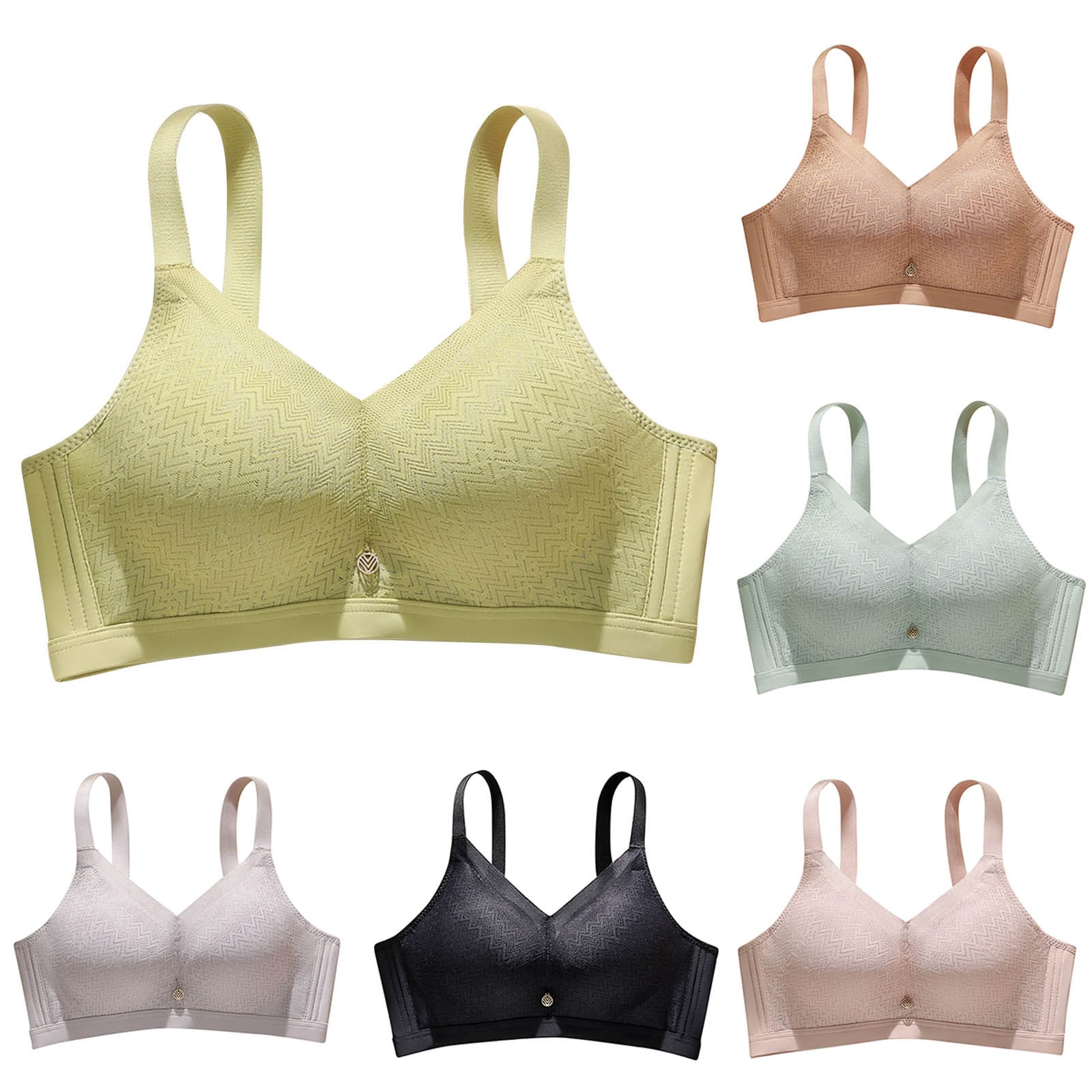 Antinious Womens Wireless Bras,Summer Plus Size Bra for Womens,Woman's ...