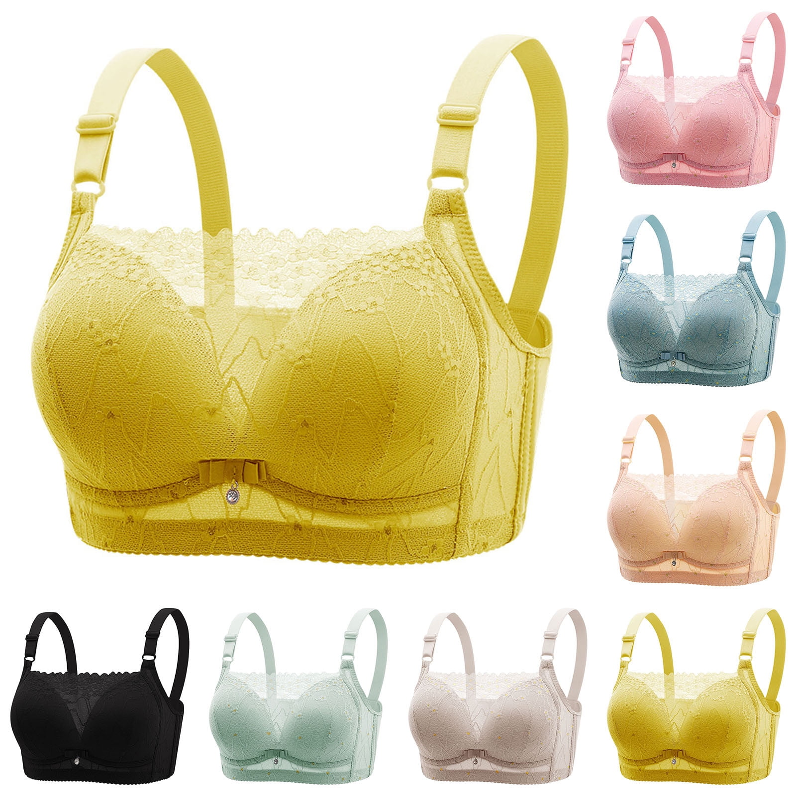 Antinious Womens Wireless Bras,Summer Plus Size Bra for Womens,Woman's ...