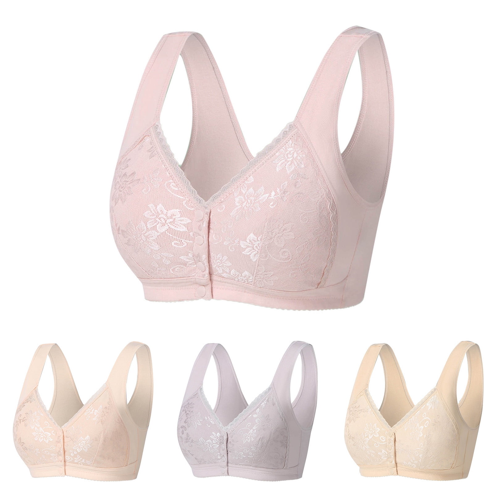 Antinious Womens Wireless Bras,Summer Plus Size Bra for Womens,Woman's ...