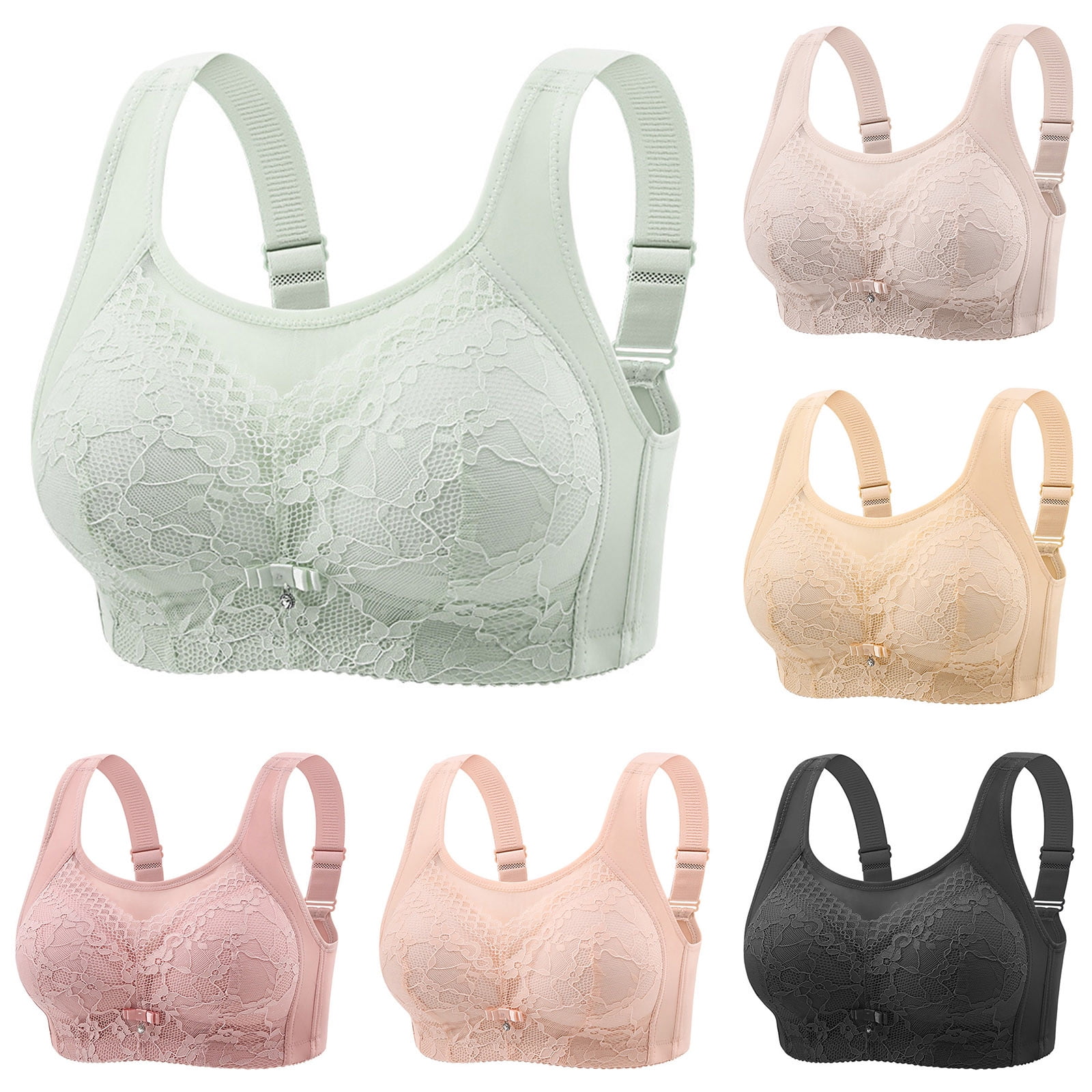 Antinious Womens Wireless Bras,Summer Plus Size Bra for Womens,Woman's ...