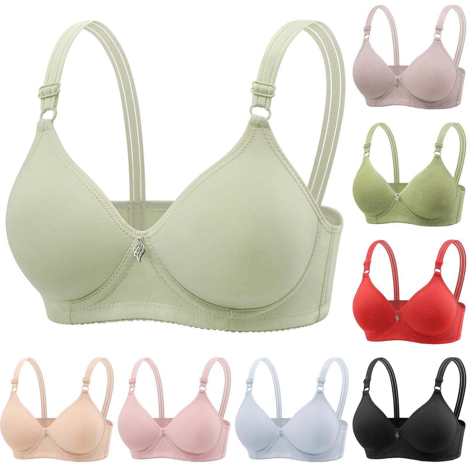 Antinious Womens Wireless Bras,Summer Plus Size Bra for Womens,Woman's ...