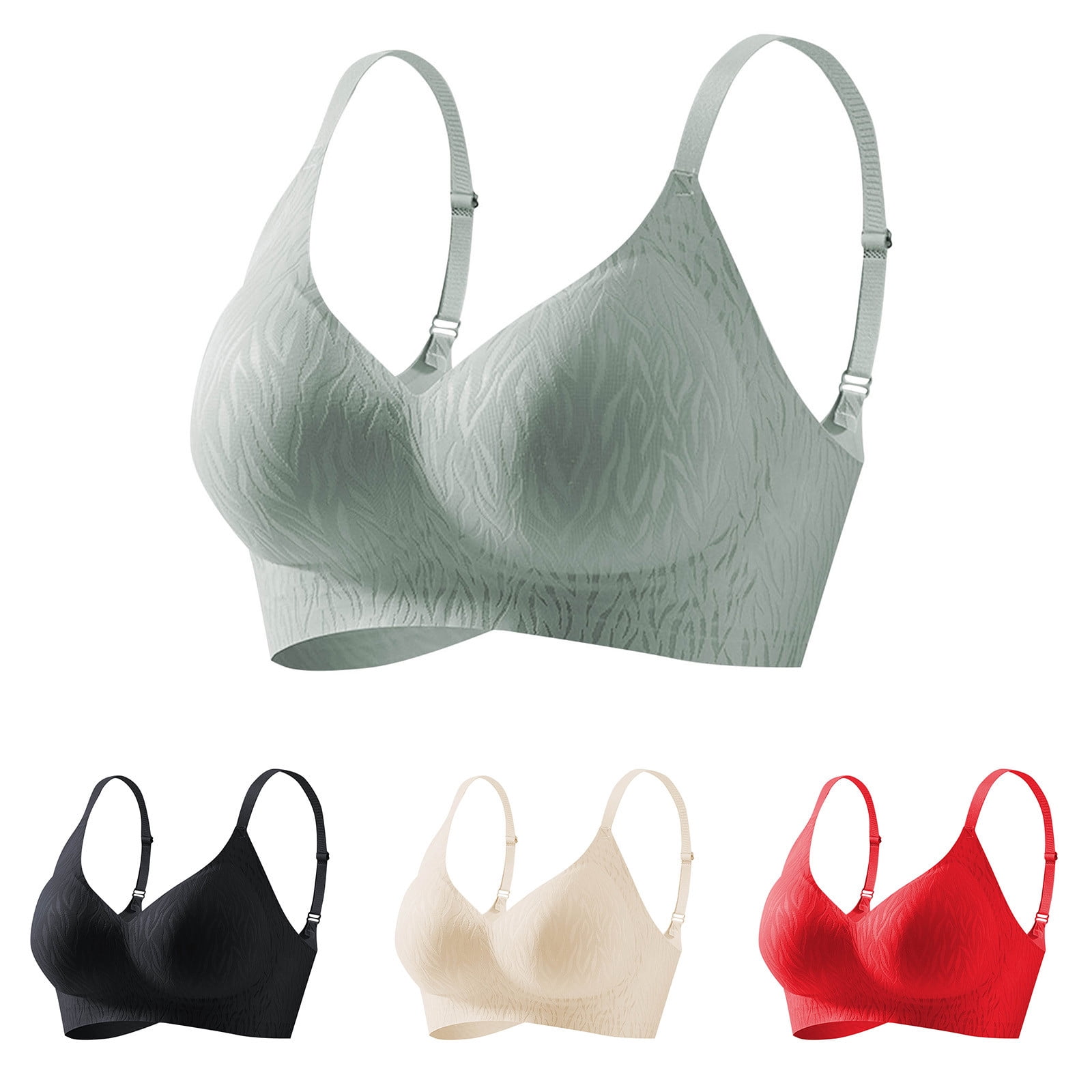 Antinious Womens Wireless Bras,Summer Plus Size Bra for Womens,Woman's ...