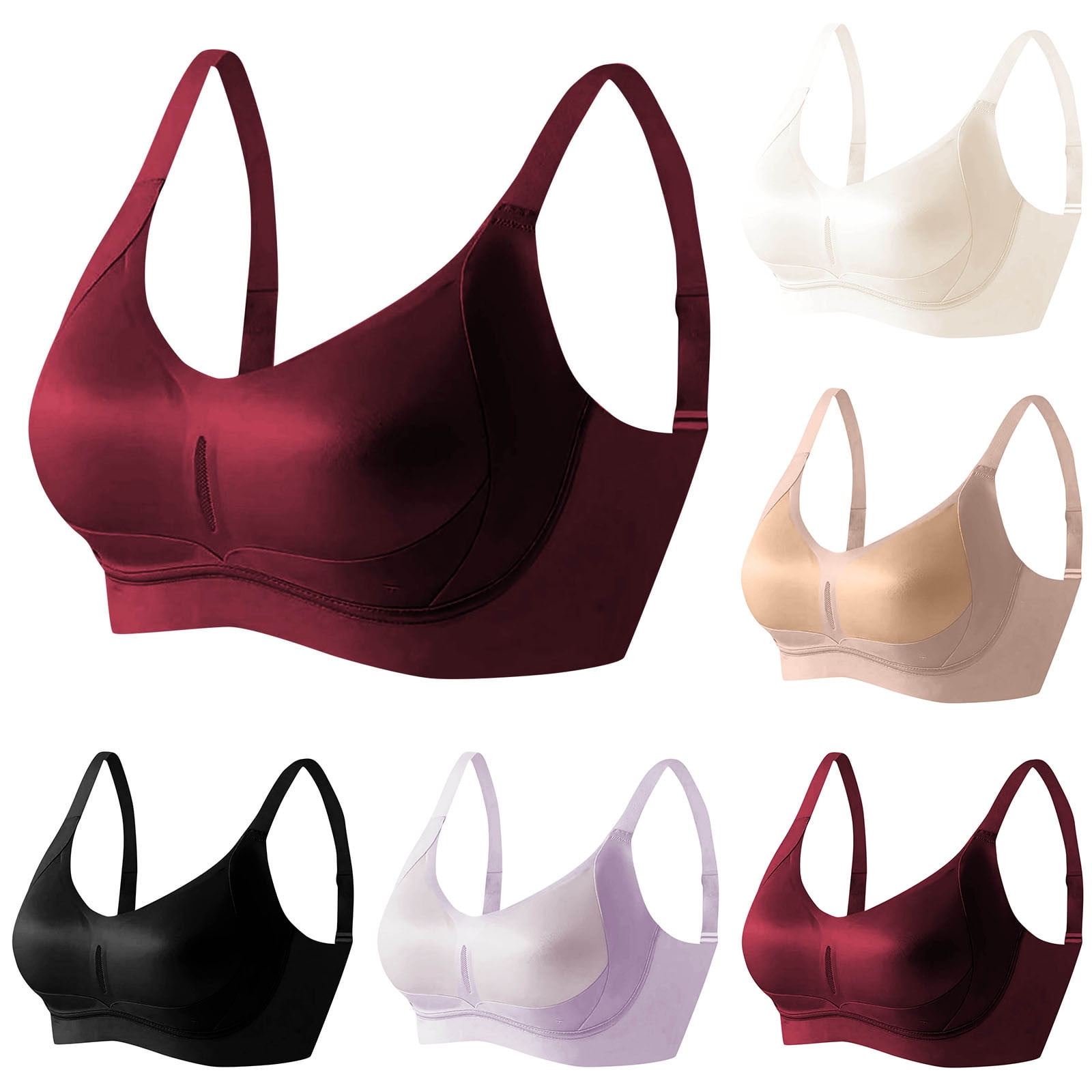 Antinious Womens Wireless Bras,Summer Plus Size Bra for Womens,Woman's ...