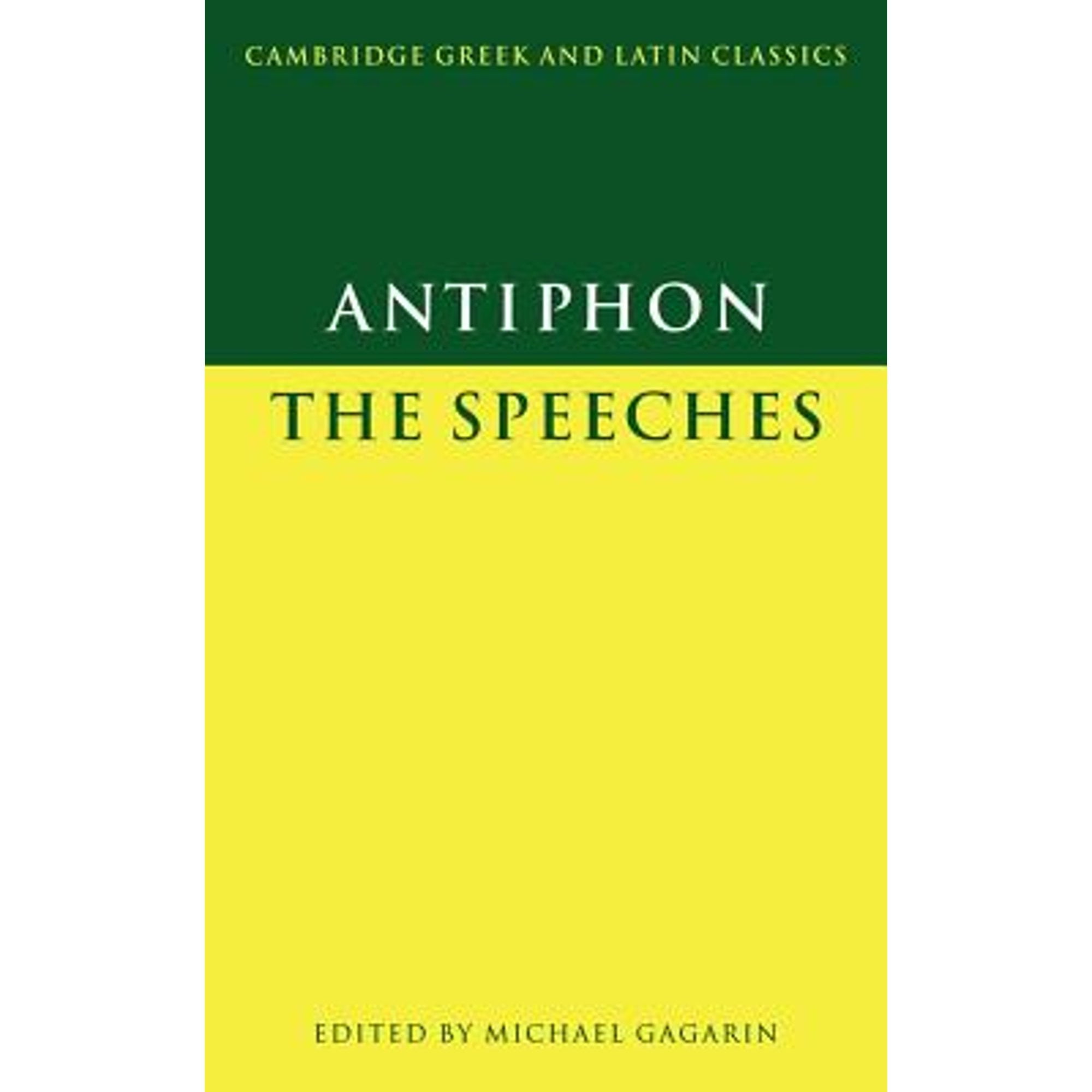 Pre-Owned Antiphon: The Speeches (Paperback 9780521389310) by Antiphon, Michael Gagarin ...