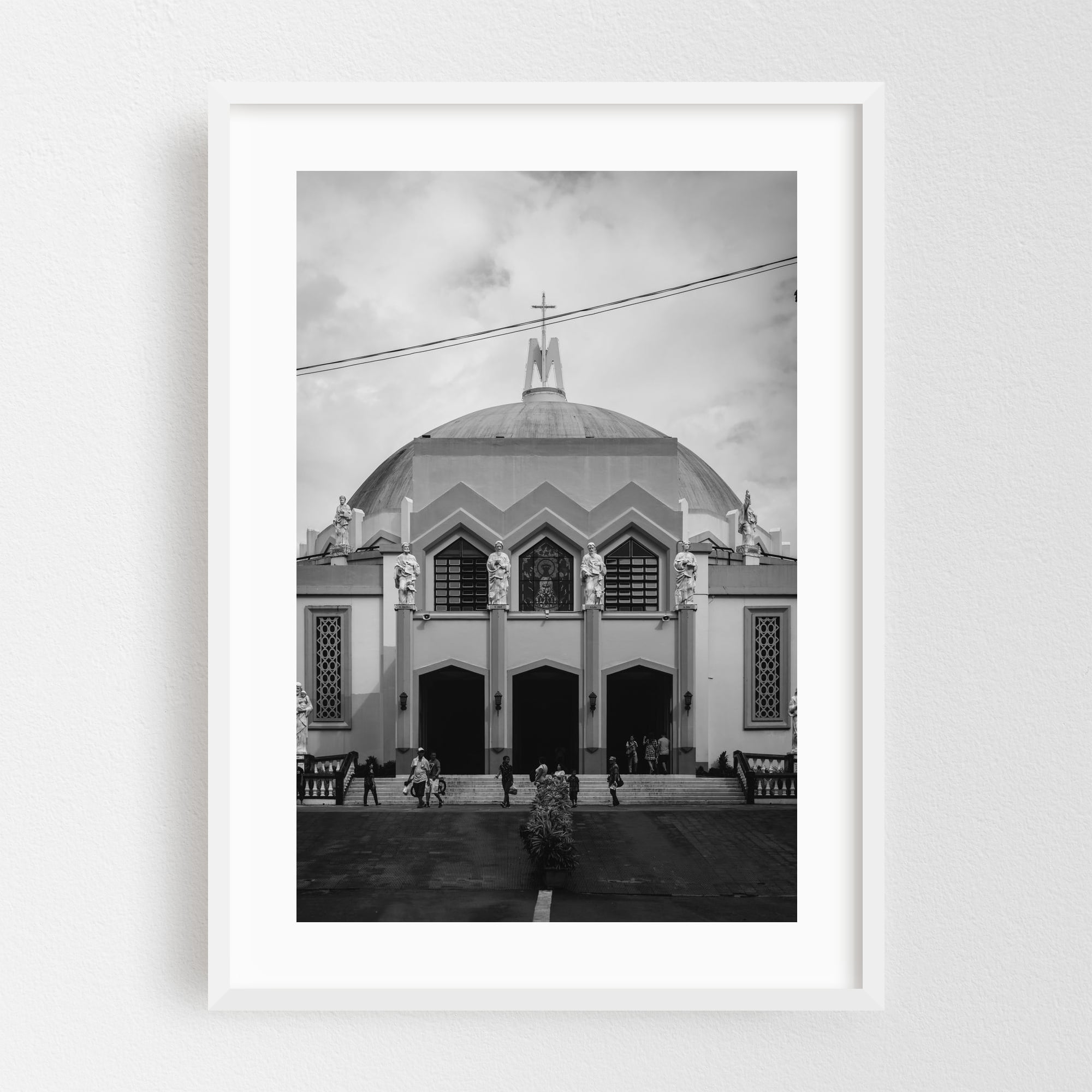 Antipolo Cathedral 01 B&W - Antipolo Rizal Philippines Photography ...