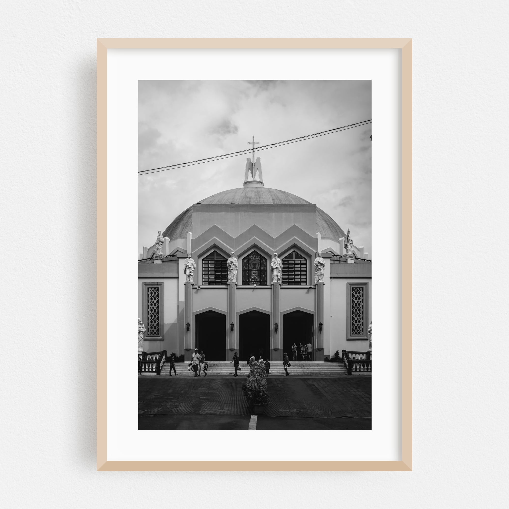 Antipolo Cathedral 01 B&W - Antipolo Rizal Philippines Photography Oak ...