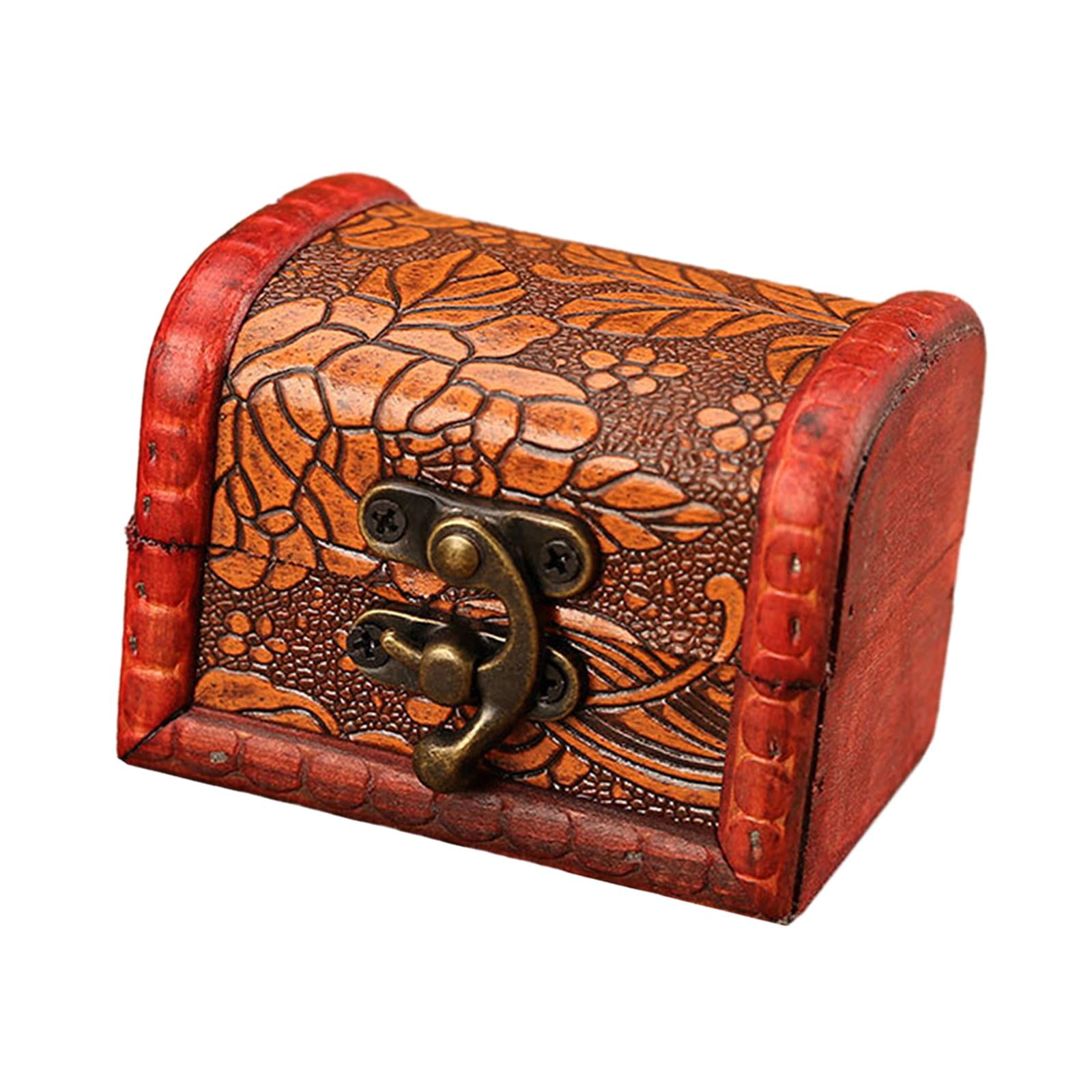 Antiqu Box Jewelry Treasure Box Trinket Organizer Party Gifts Vintage ...