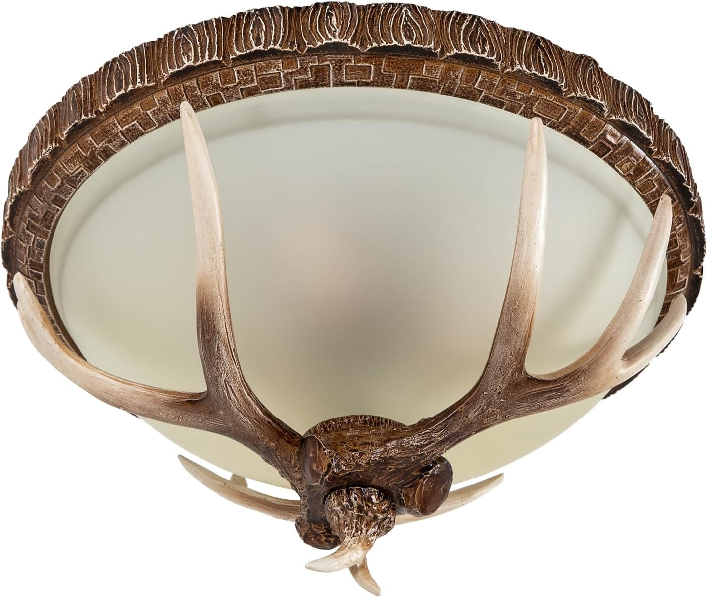 Antique Antler Ceiling Light Fixture Farmhouse Antler Chandelier3 Head ...