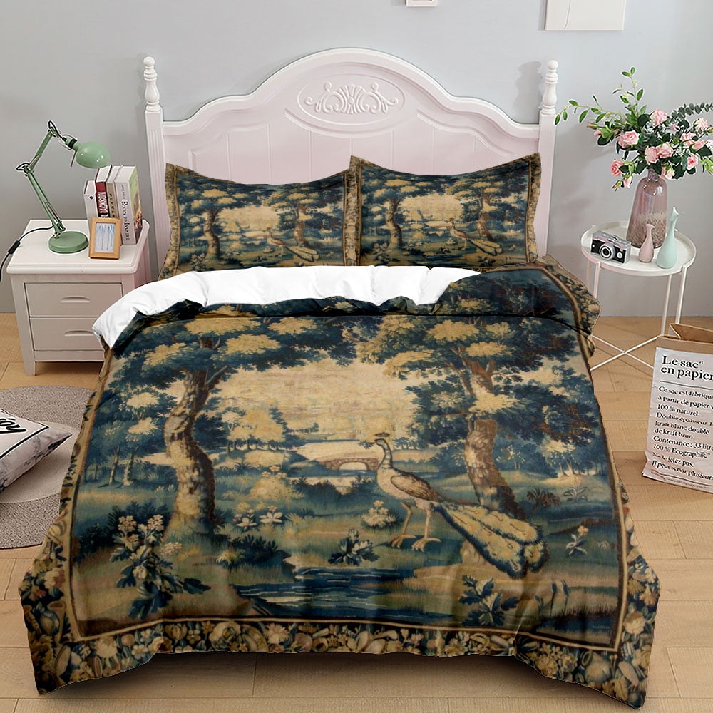 Antique Aubusson Duvet Cover Set King Queen Double Full Twin Single ...