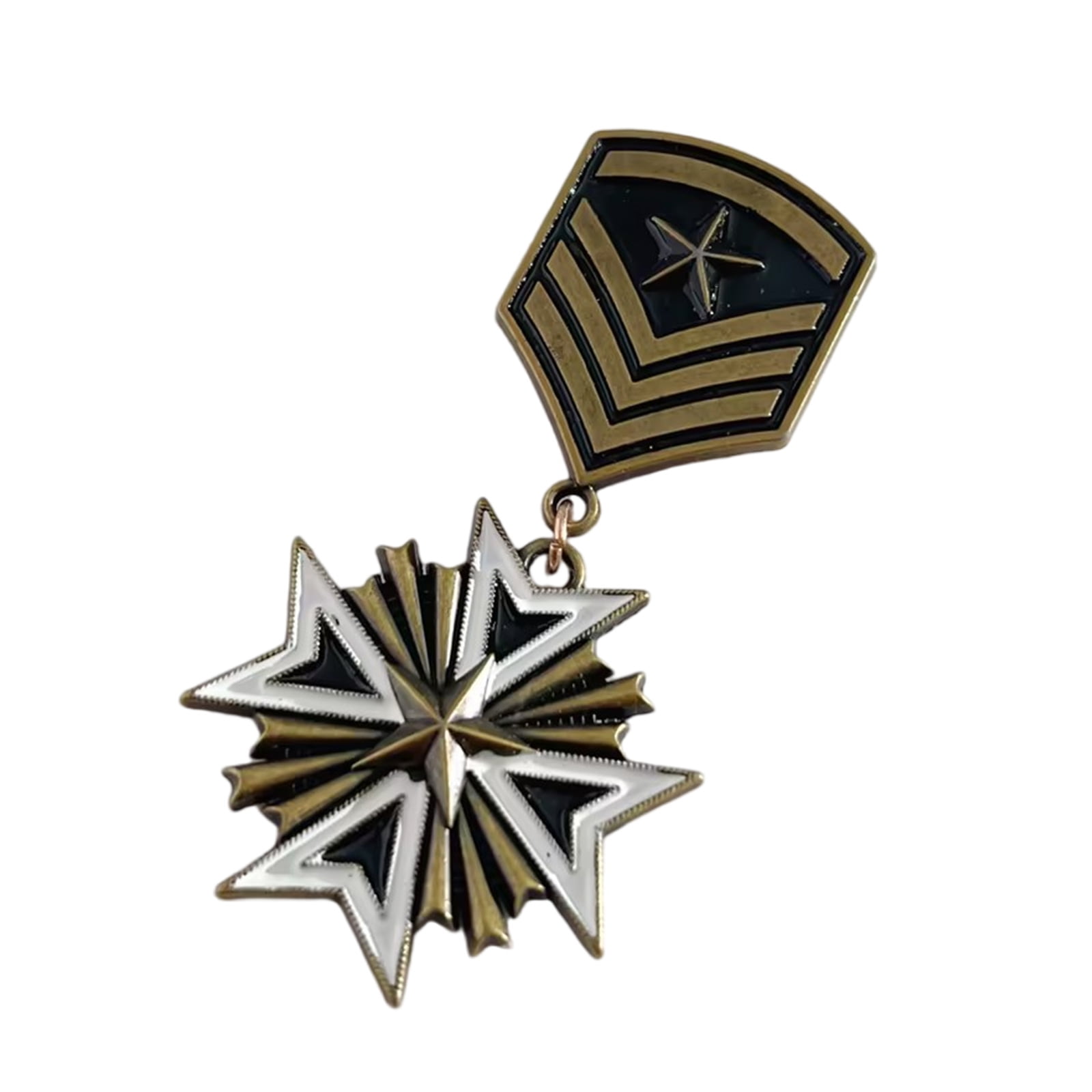 Antique Badge Historical Emblems Martial Enthusiast Badge Brooch Pin ...