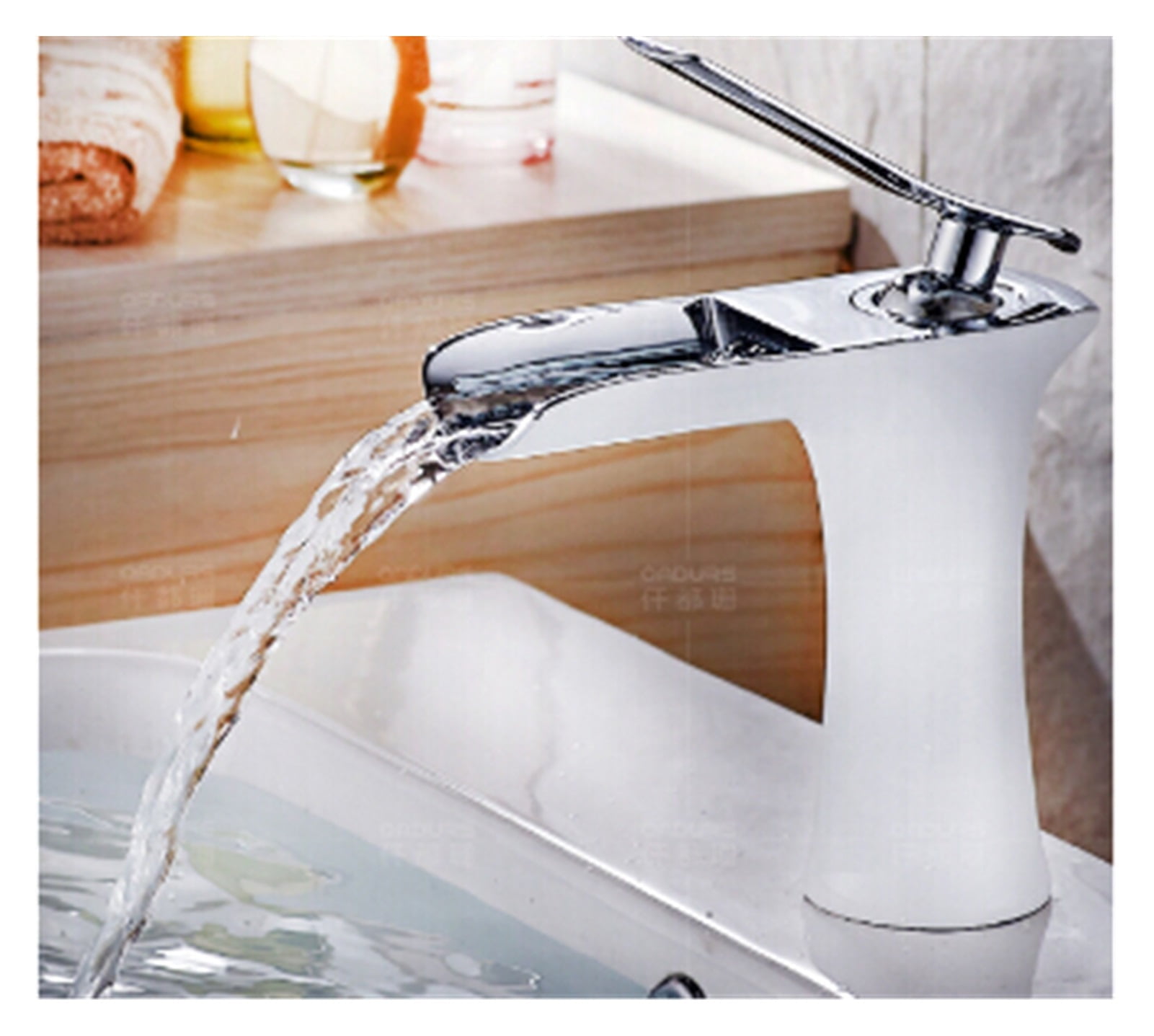 Antique Basin Faucets Waterfall Faucet Bathroom Faucet Single handle ...