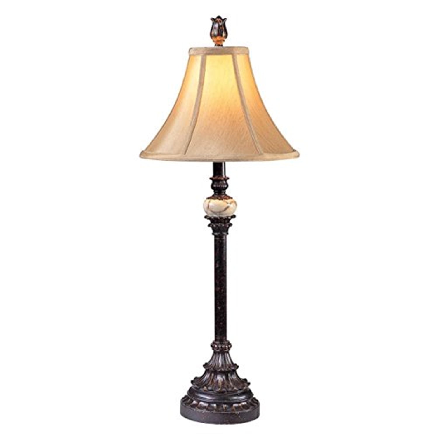 OK Lighting Antique Black Buffet Lamp - Walmart.com
