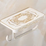 Antique Brass Paper Roll Holder - Elegant Wall Mounted Vintage Toilet ...