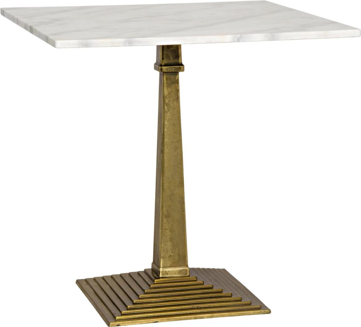 Antique Brass Side Table with Quartz Top | Fadim Collection - Walmart.com