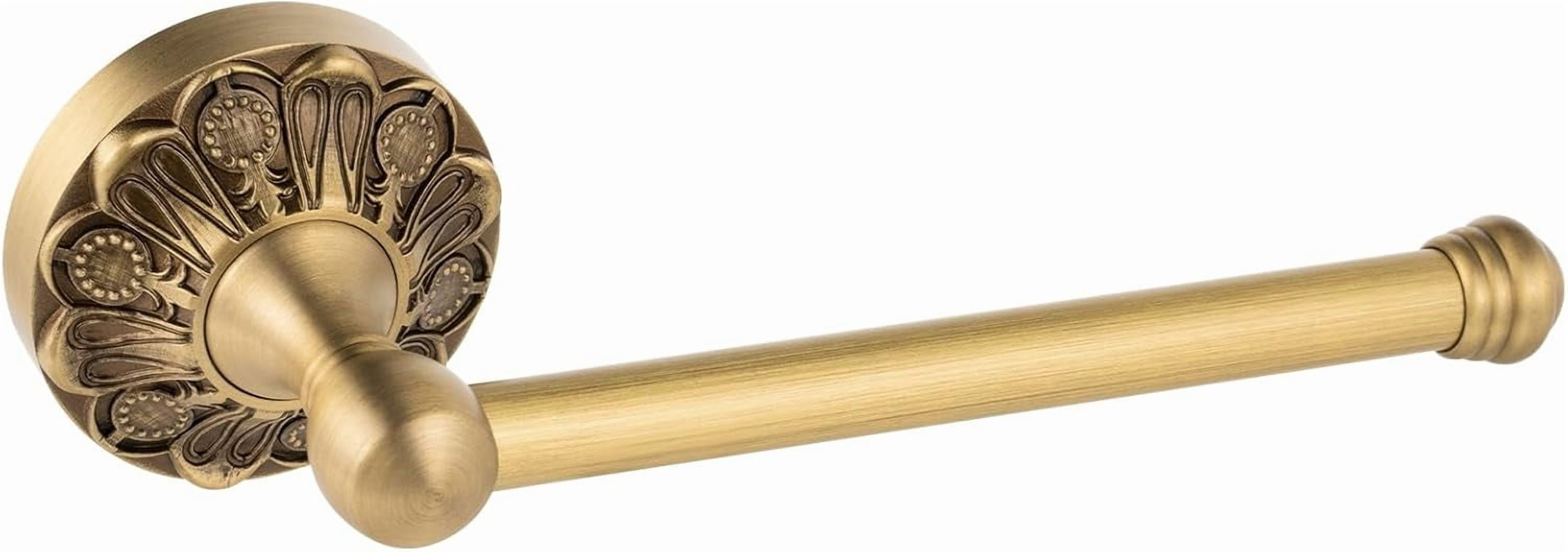 Antique Brass Toilet Paper Holder, Bathroom Tissue Roll Holder Wall ...