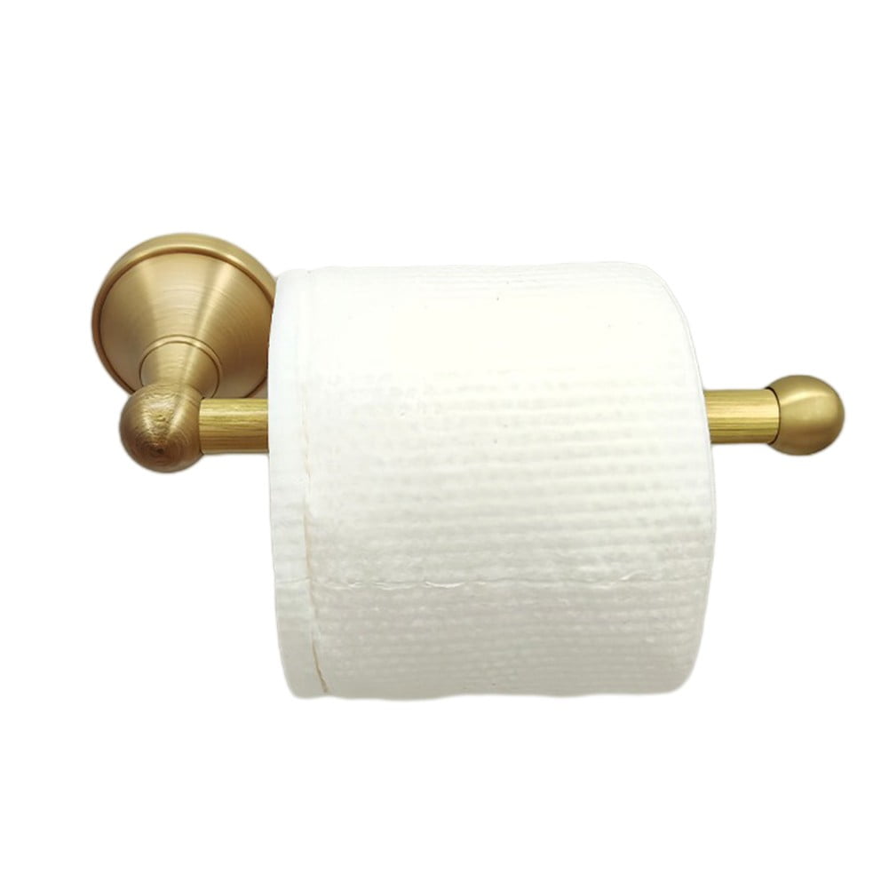 Antique Brass Toilet Paper Holder Wall Mounted Rack Bathroom Tissue ...