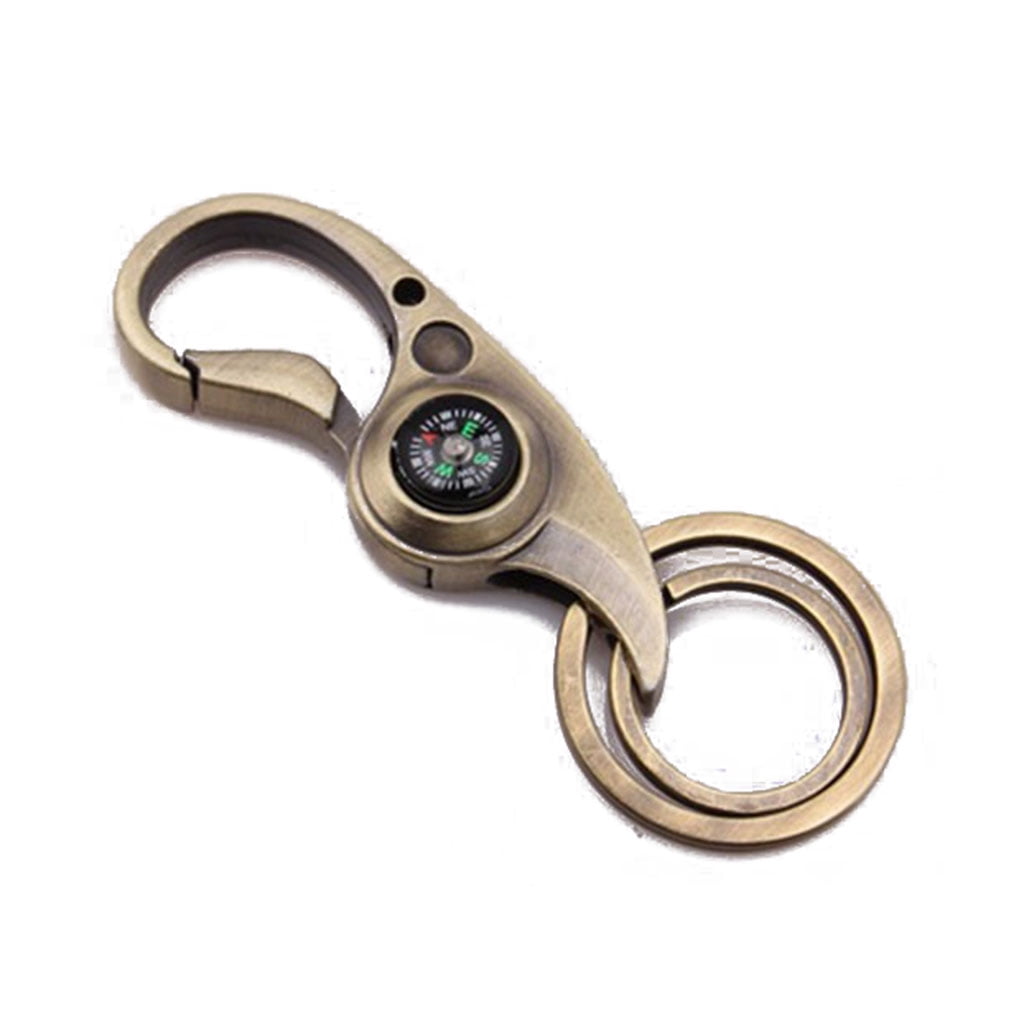 Antique Bronze Keychain Marine Compass Keychain Durable Sturdy Key ...