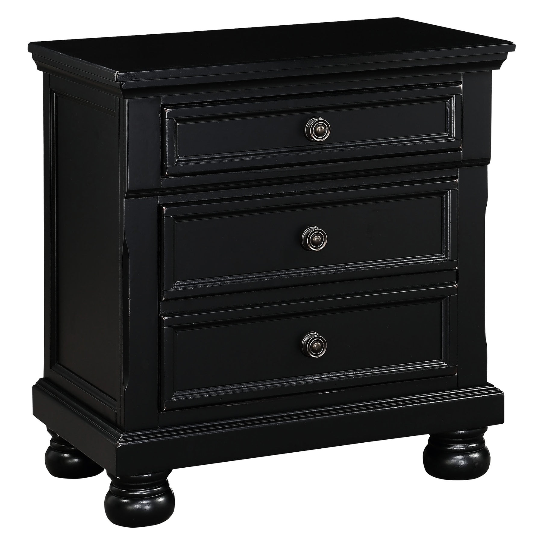 Antique Bronze Knobs - Felt - Lined Tray in Drawer - Bedroom Furniture ...