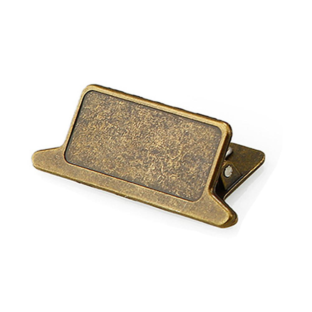 Antique Bronze Metal Clip Note Holder for Books & Document Organization ...
