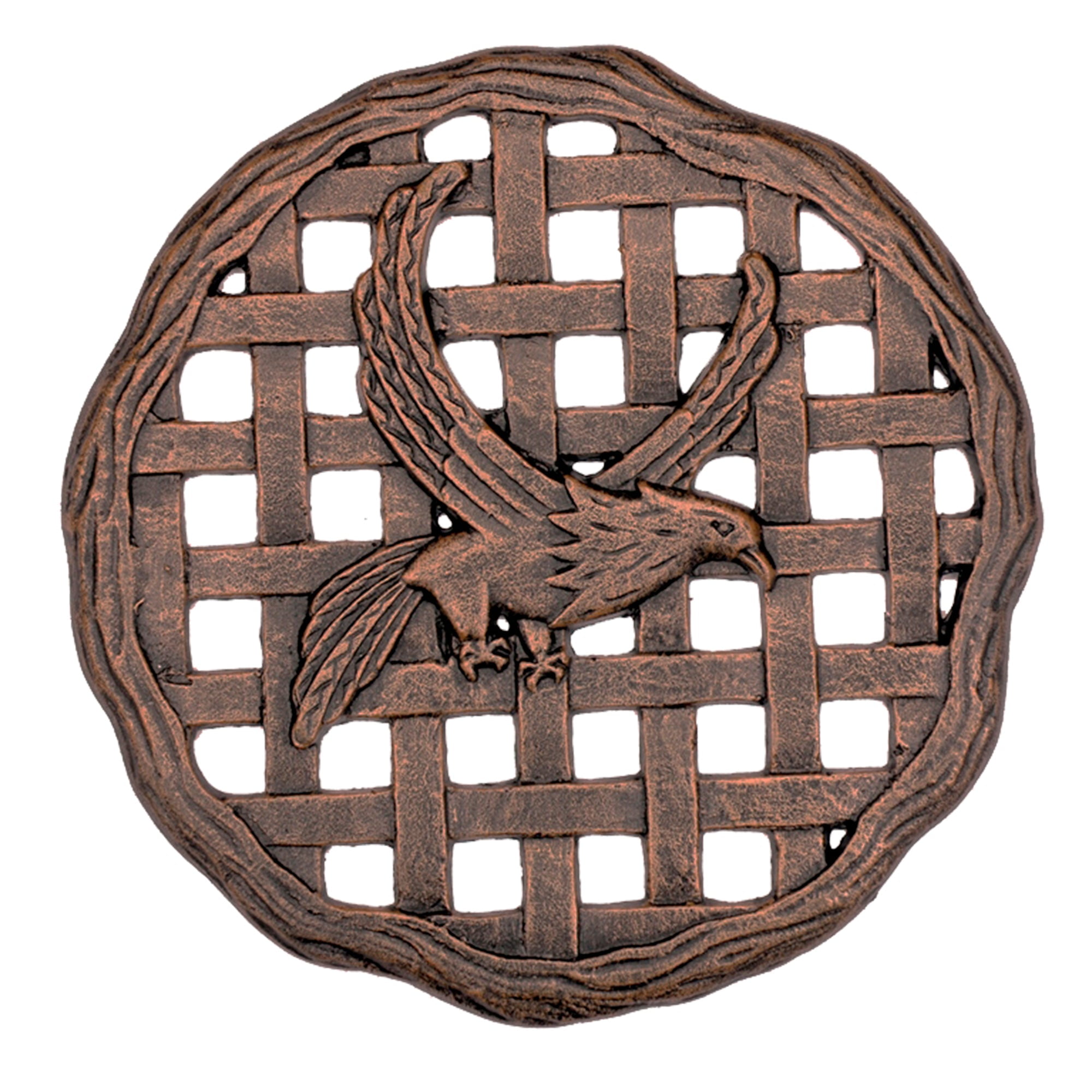 Antique Bronze Metal Stepping Stone Eagle - Cast Aluminum - Walmart.com