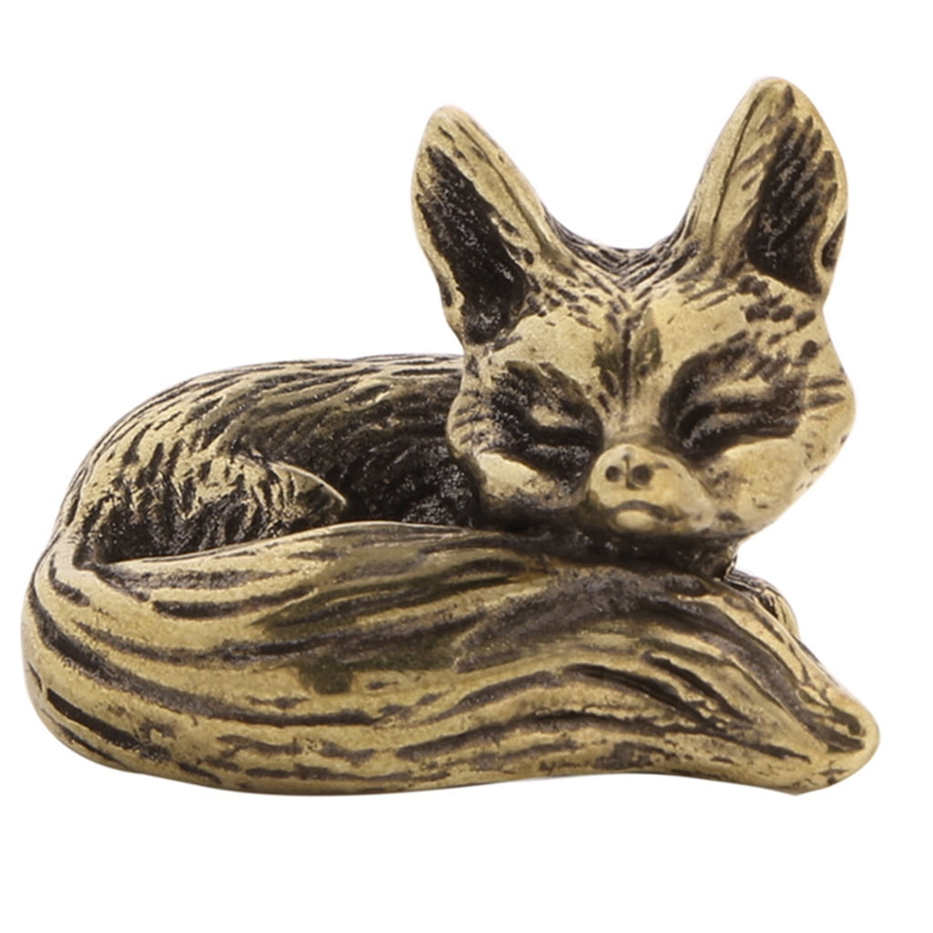 Antique Bronze Sculpture Miniature Desk Ornament, Traditional Cultural ...