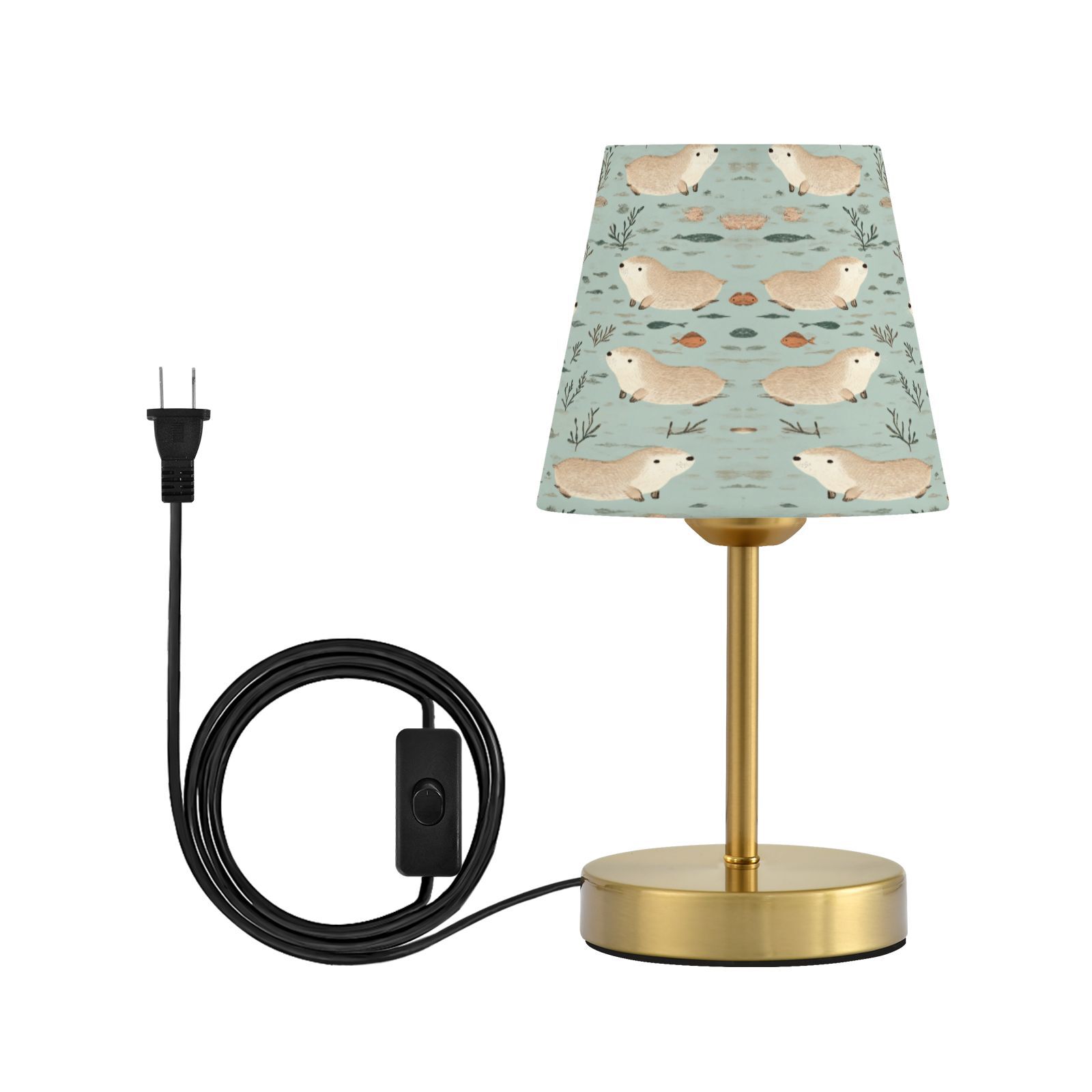Antique Bronze Table Lamp with Linen Shade, 3-Color Dimmable Night ...
