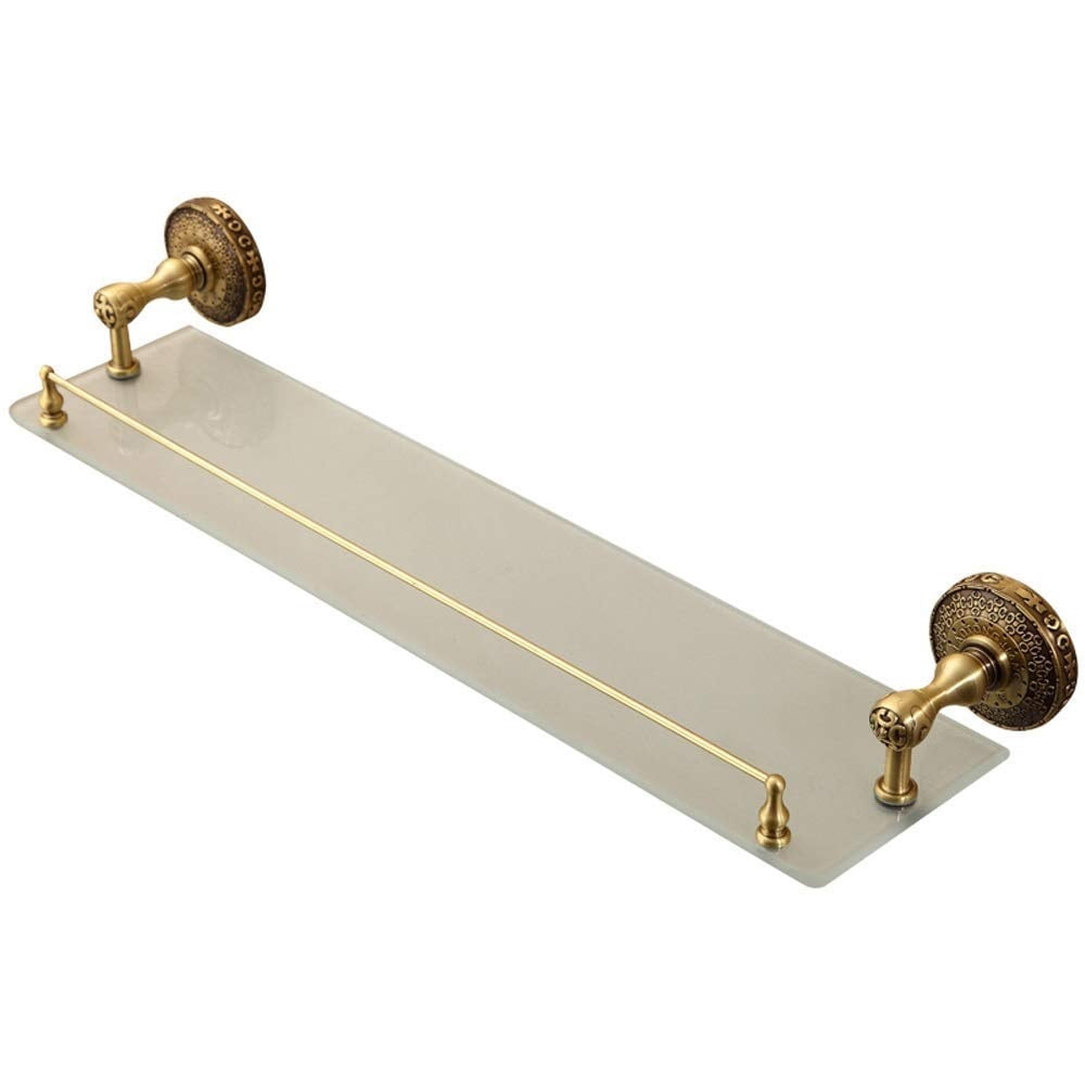 Antique Bronze Wall Mounted Bathroom Shelf - Solid Brass Rustproof ...