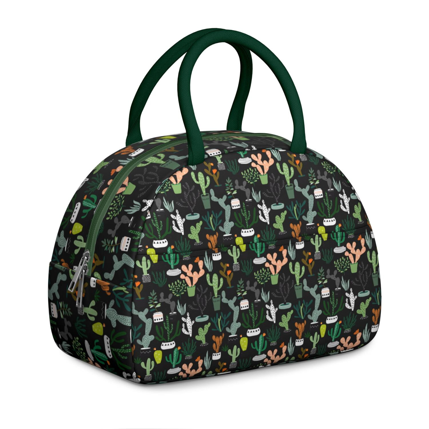 Antique Cactus Lunch Box – Reusable Thermal Cooler Tote with Zipper ...