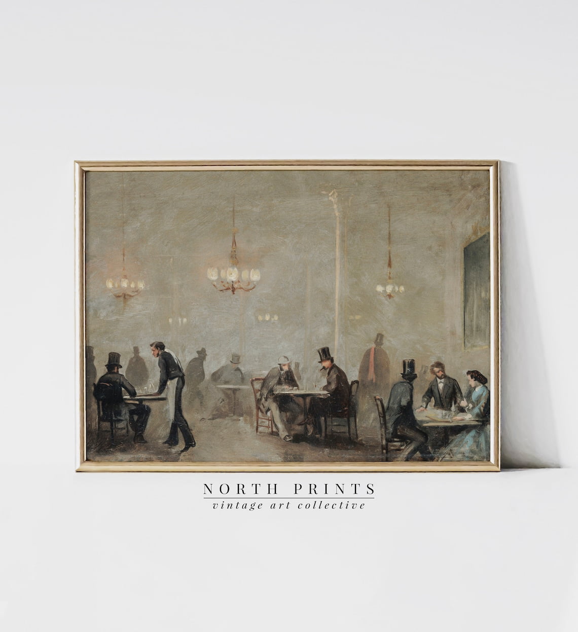 Antique Cafe Vintage Bar Decor Poster, Unframed Size 24x36 - Walmart.com