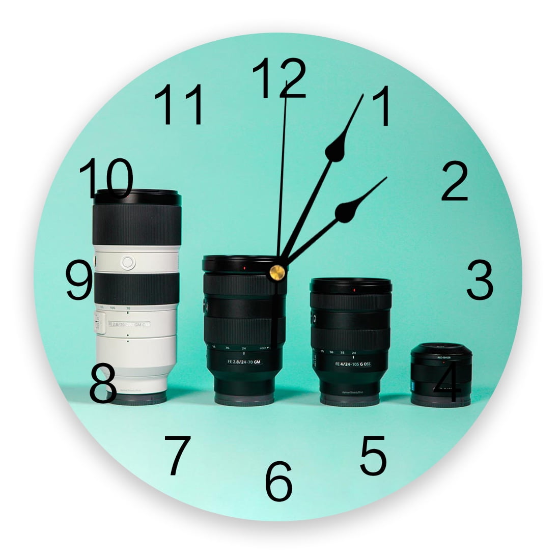 Antique Camera Art Retro Wall Clock rative for Living Room Kitchen ...