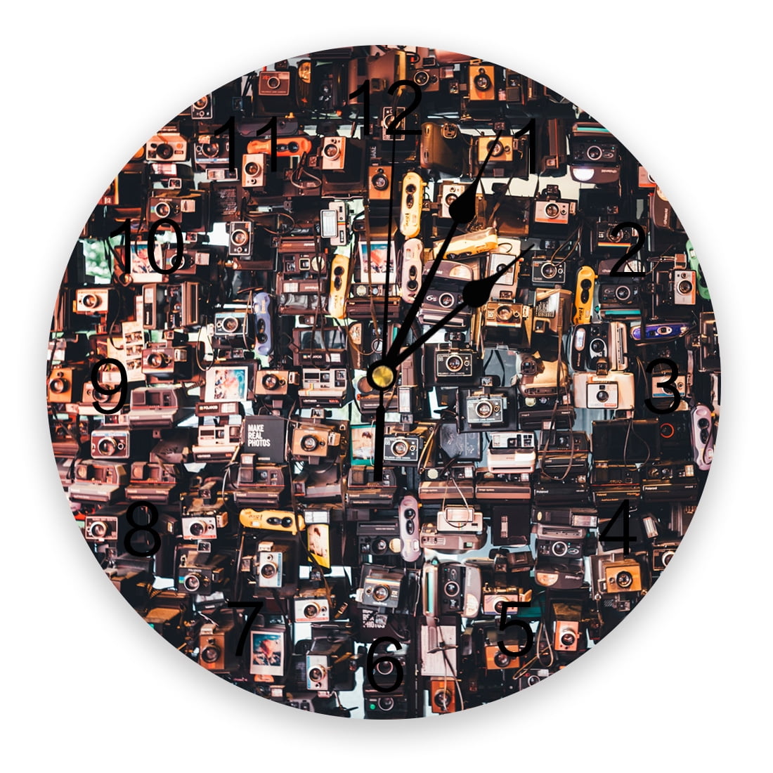 Antique Camera Art Retro Wall Clock rative for Living Room Kitchen ...