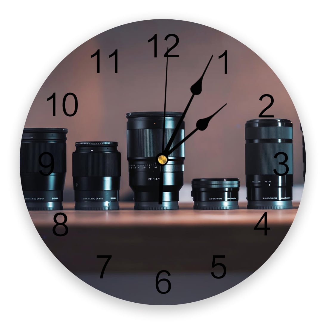 Antique Camera Art Retro Wall Clock rative for Living Room Kitchen ...