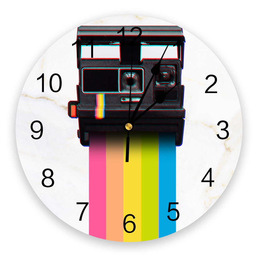 Antique Camera Art Retro Wall Clock rative for Living Room Kitchen ...