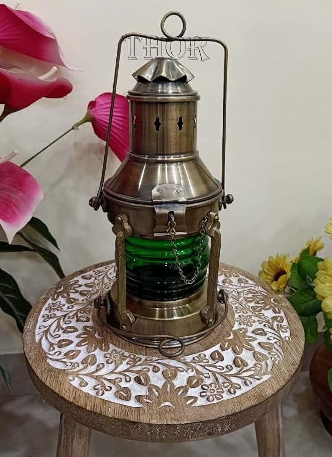 Antique Cargo Ship Boat Oil Lantern-Maritime Collectible Nautical ...