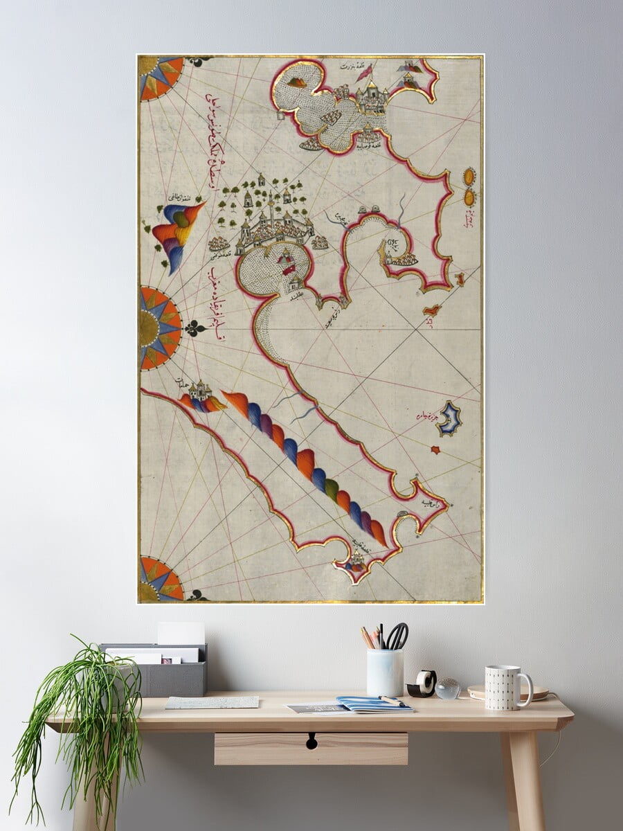 Antique Cartography: Ancient Map Of The Tunisian Coast, From The Book ...