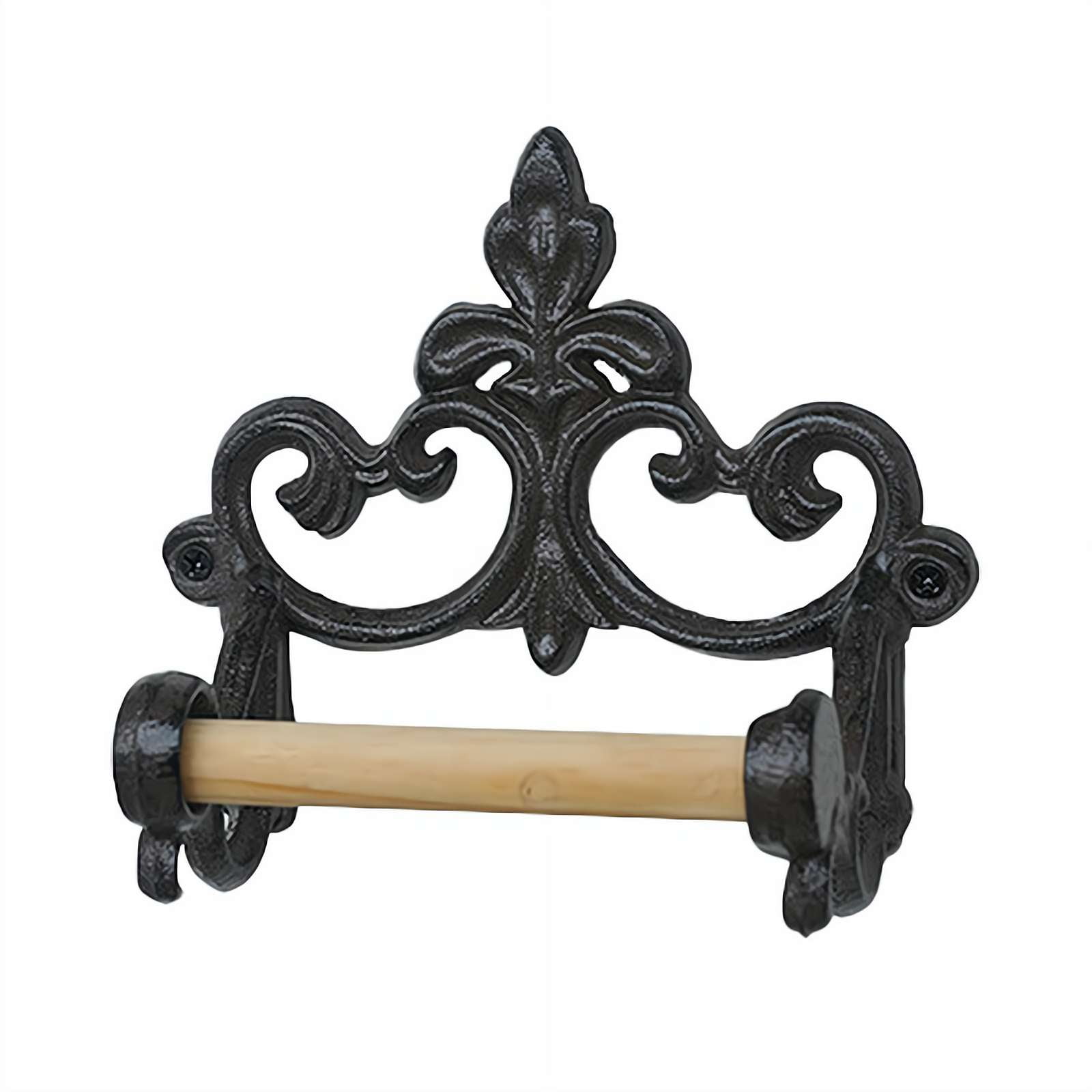 Antique Cast Iron Towel Ring Rustic Towel Holder Paper Towel Holder for ...