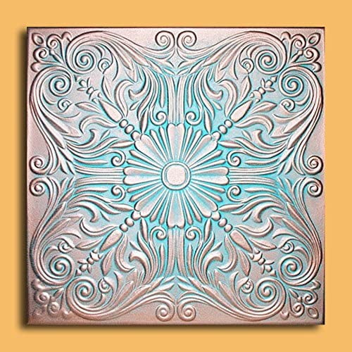 Antique Ceilings Inc - Astana Copper Patina - Styrofoam Ceiling Tile ...