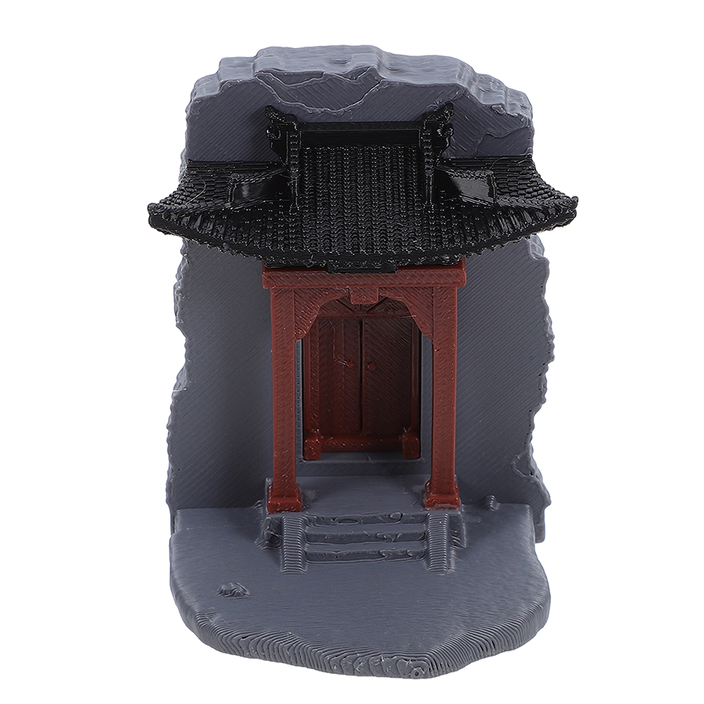 Antique Chinese Aquarium Gate Figurine for Home Office Fish Tank ...