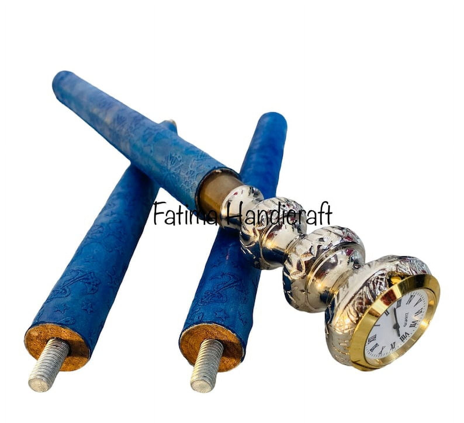 Antique Clock Head Handle Walking Stick Victorian Gift for men/women ...