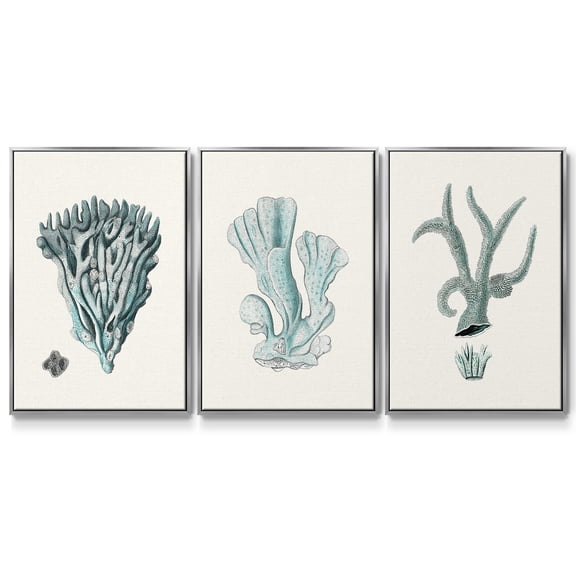 Chalk and Flint I - Framed Premium Gallery Wrapped Canvas L Frame 3 ...