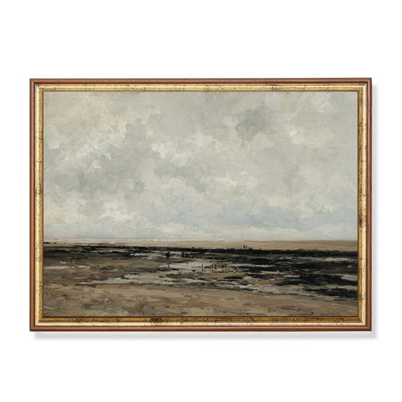 Antique Coastal Landscape Poster Vintage Seascape Home Decor, 12x18 ...