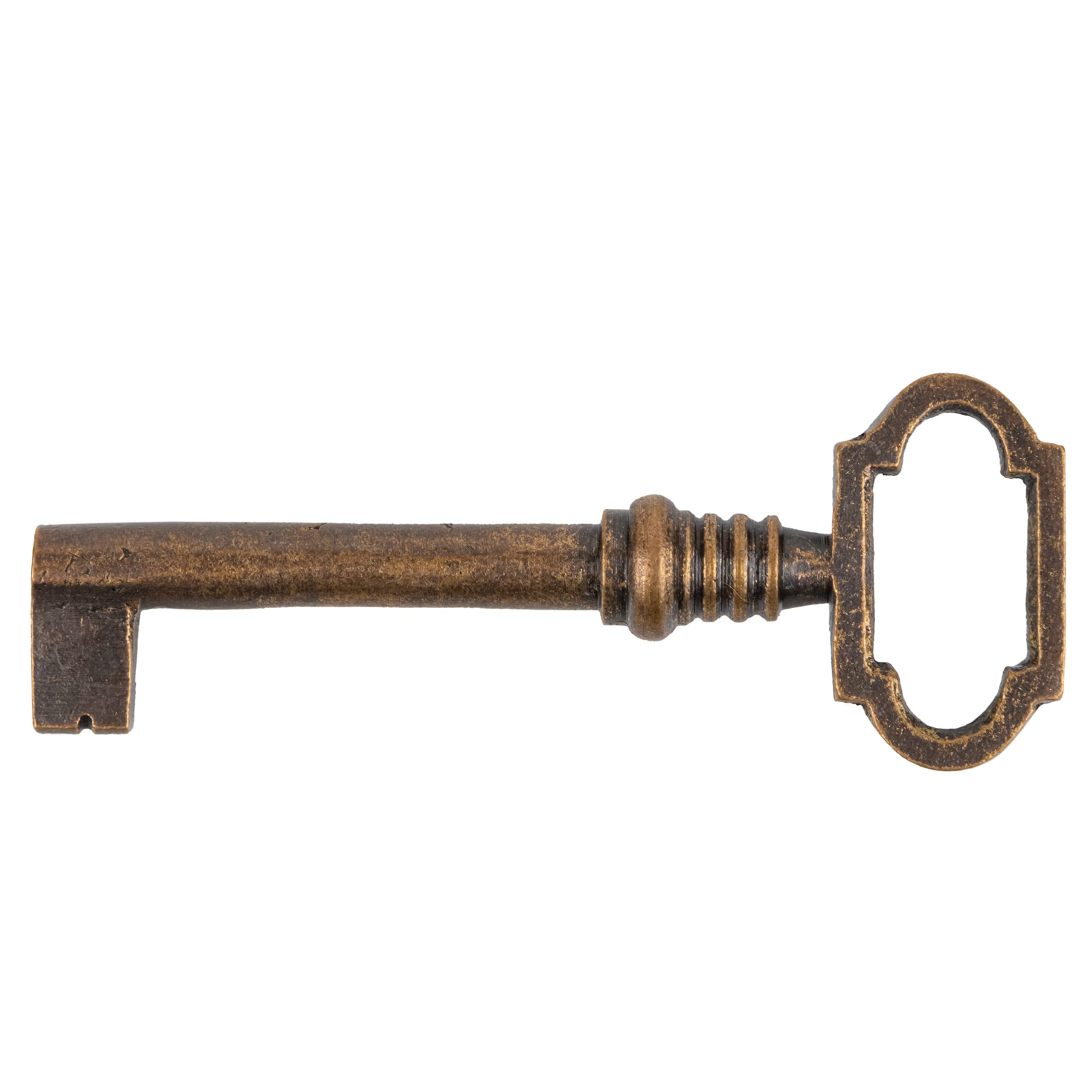 Antique Copper Skeleton Key for Cabinet, Grandfather Clock Doors ...